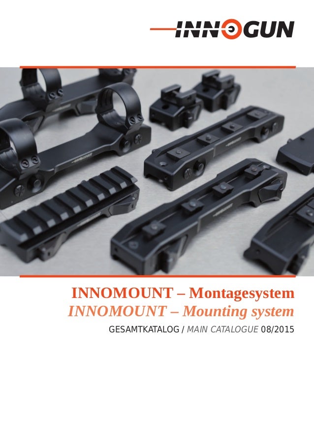 Catalog INNOMOUNT INNOgun | Optics Trade | 2015