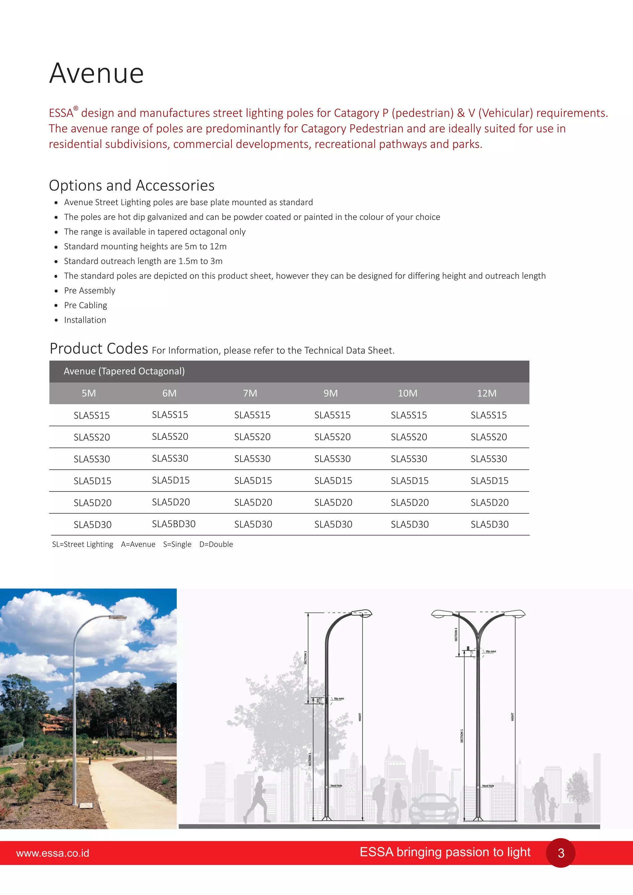 LIGHTING POLE - ESSA™ | PDF
