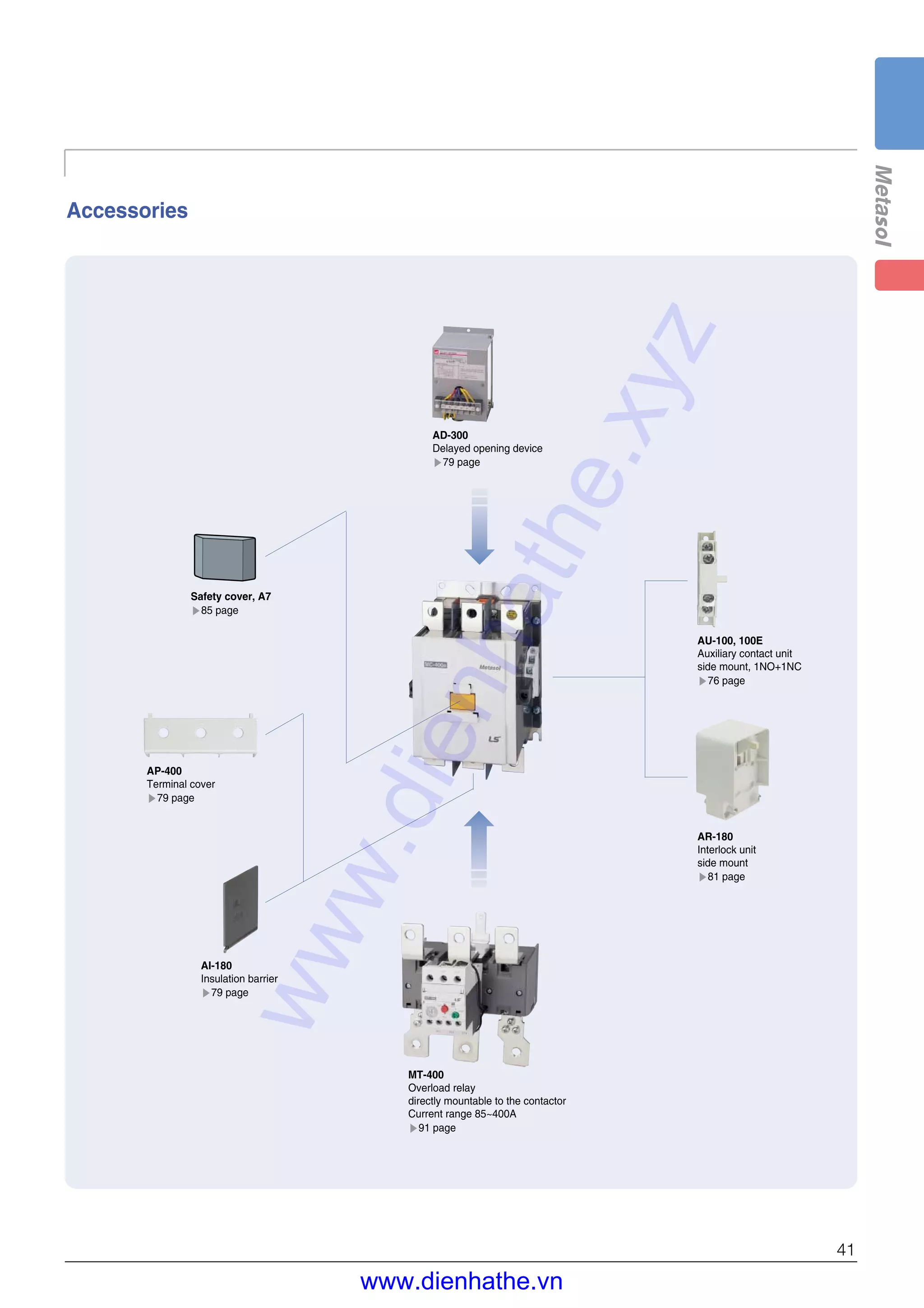 Catalog ls contactors and overload relays metasol mc | PDF