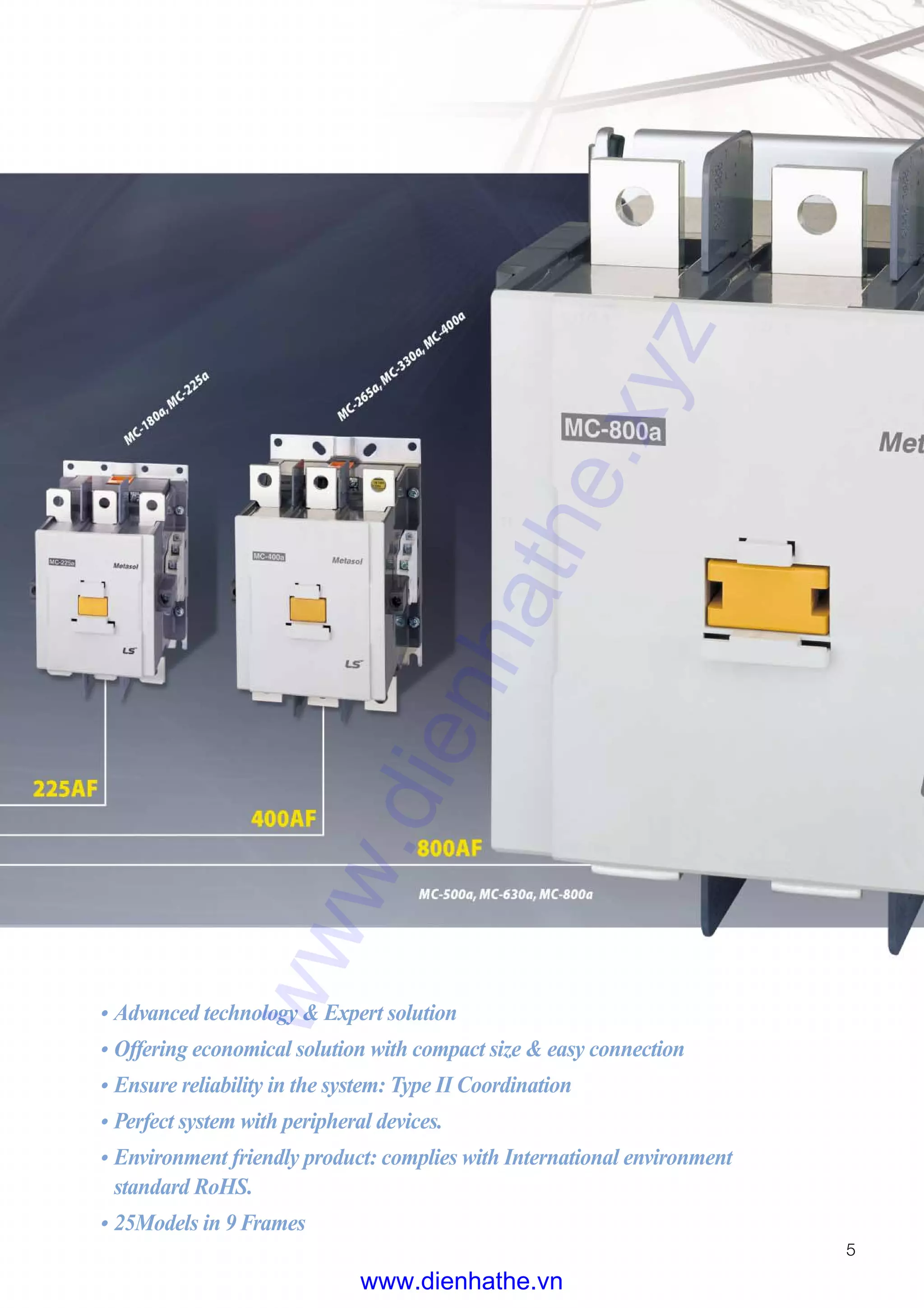 Catalog ls contactors and overload relays metasol mc | PDF