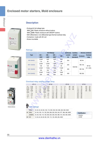 Catalog ls contactors and overload relays metasol mc | PDF