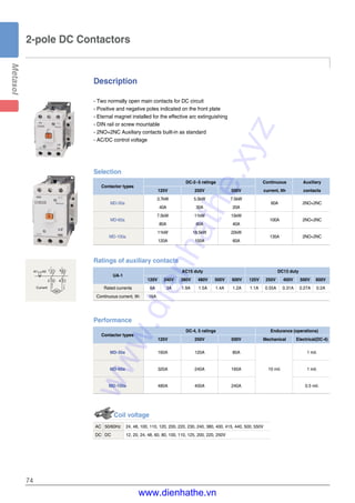 Catalog ls contactors and overload relays metasol mc | PDF