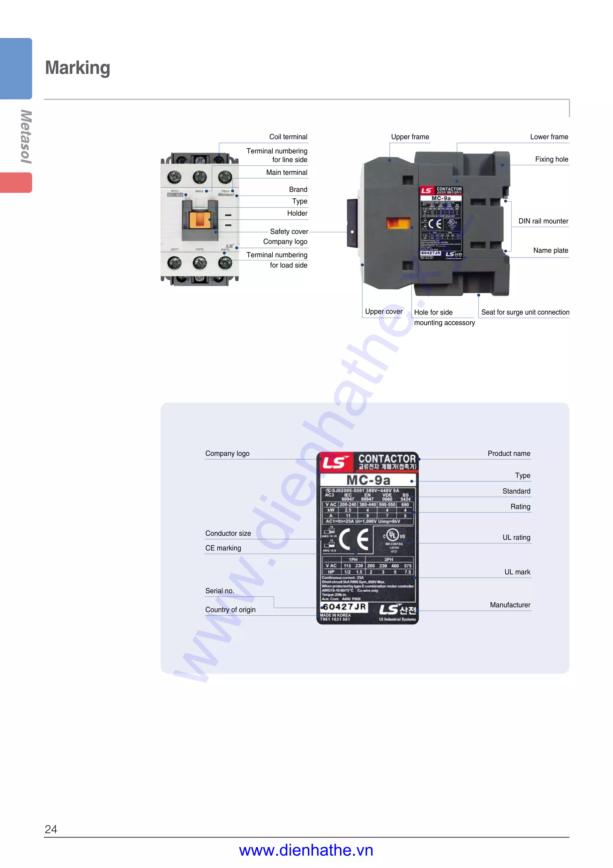 Catalog ls contactors and overload relays metasol mc-dienhathe.vn ...