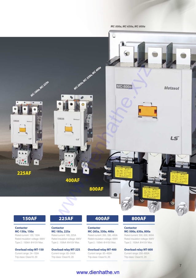 Catalog ls contactors and overload relays metasol mc-dienhathe.vn ...