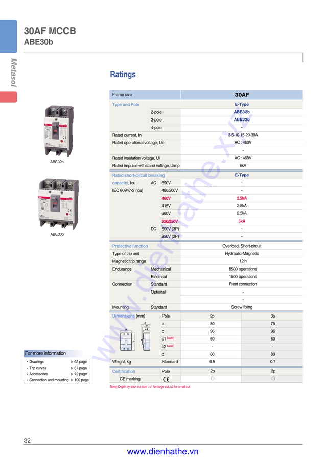 Catalog ls metasol mccb_e_1103 | PDF