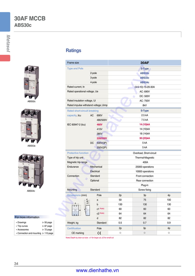 Catalog ls metasol mccb_e_1103 | PDF