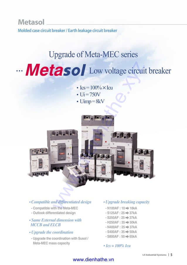 Catalog ls metasol mccb_e_1103 | PDF