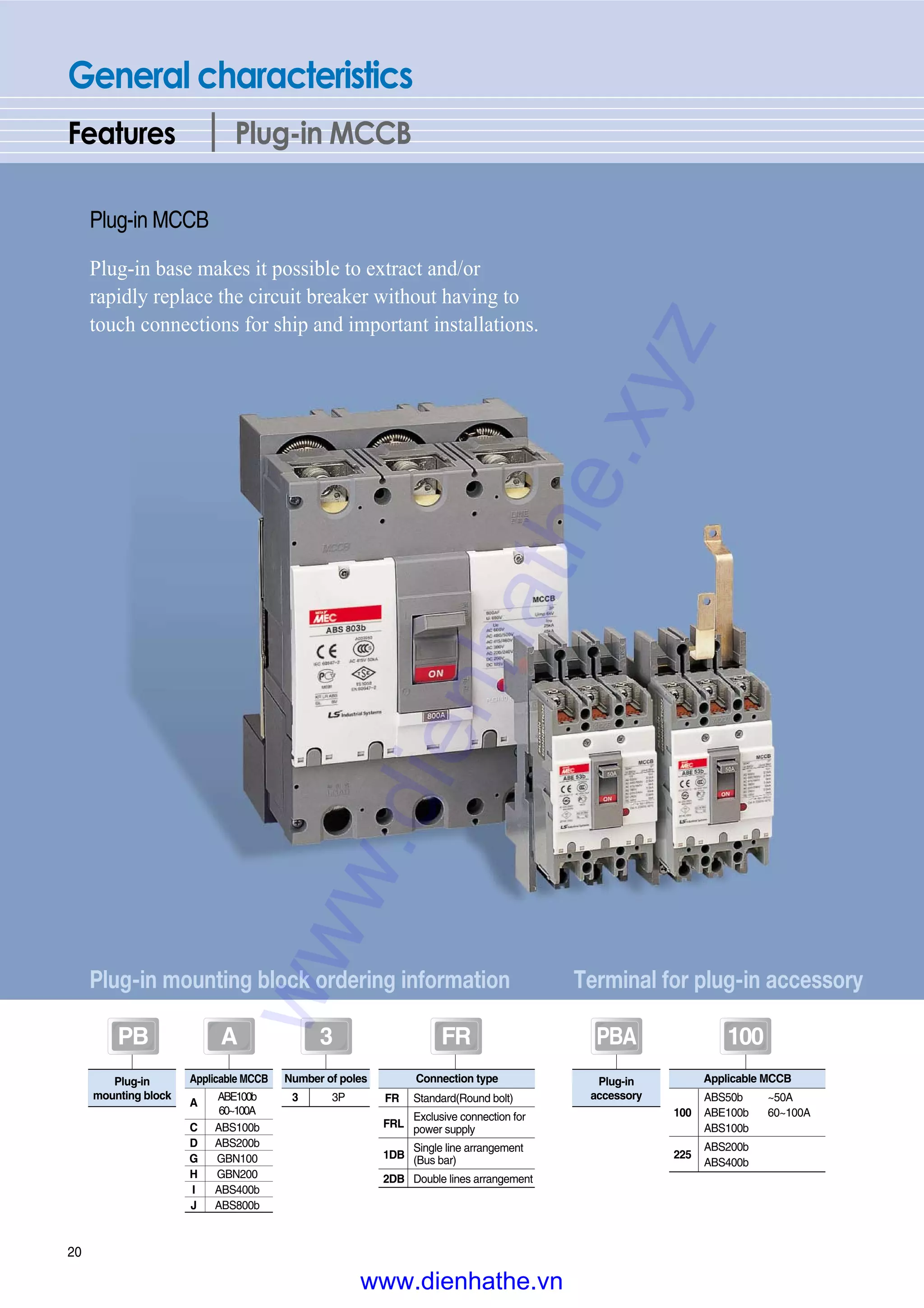 Catalog ls plug in-mccb-1020 | PDF