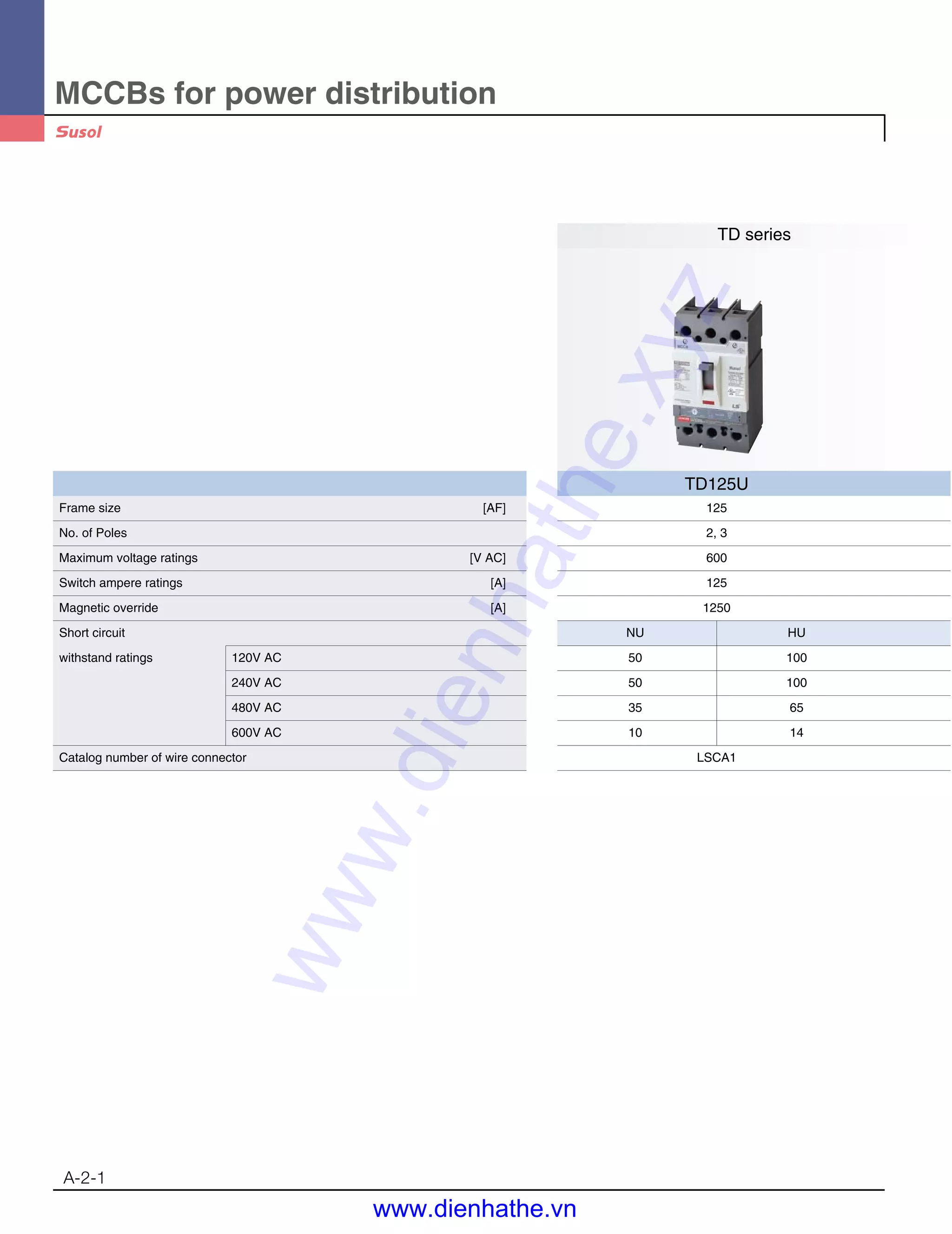 Catalog ls susol ul_mccb_e_1104 | PDF