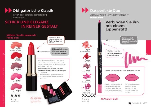 Der neue FM Make Up Katalog