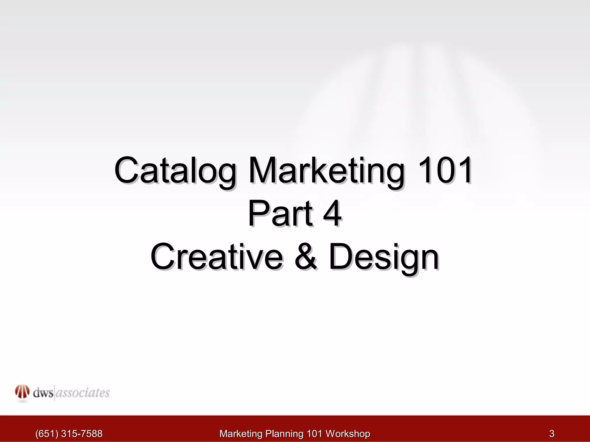 Catalog Marketing 101 (4 of 8) | PPT