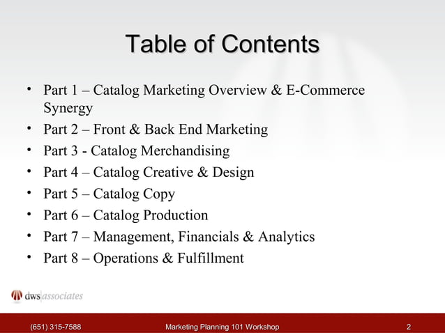 Catalog Marketing 101 (4 of 8) | PPT