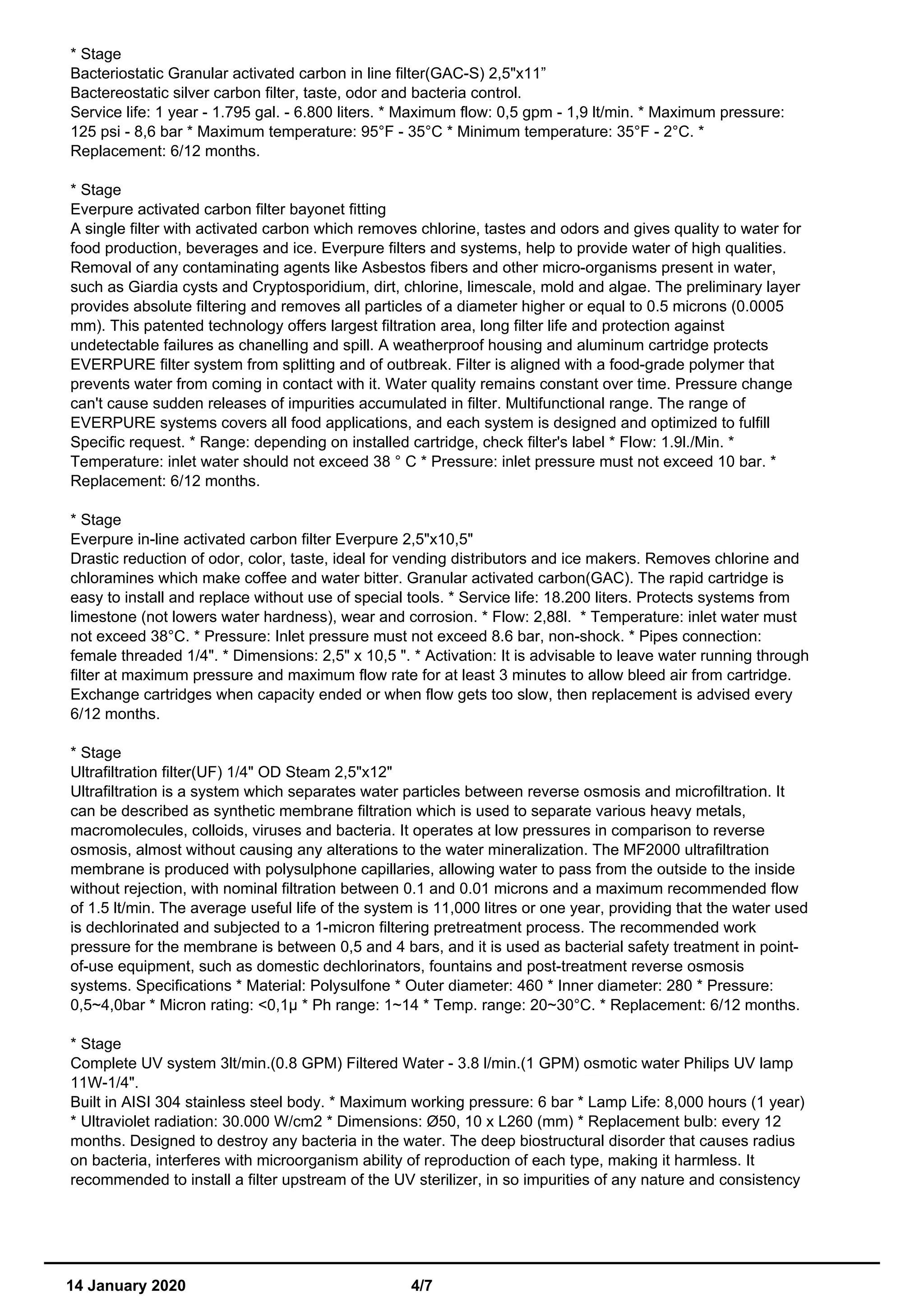 Residential Microfiltration Ultrafiltration Water catalog | PDF