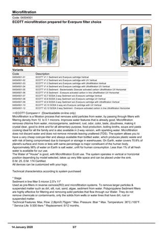 Residential Microfiltration Ultrafiltration Water catalog | PDF