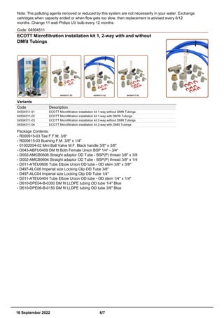 Residential Microfiltration Ultrafiltration Water catalog | PDF