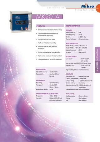 Catalog mikro mikro mk201a-dienhathe.vn