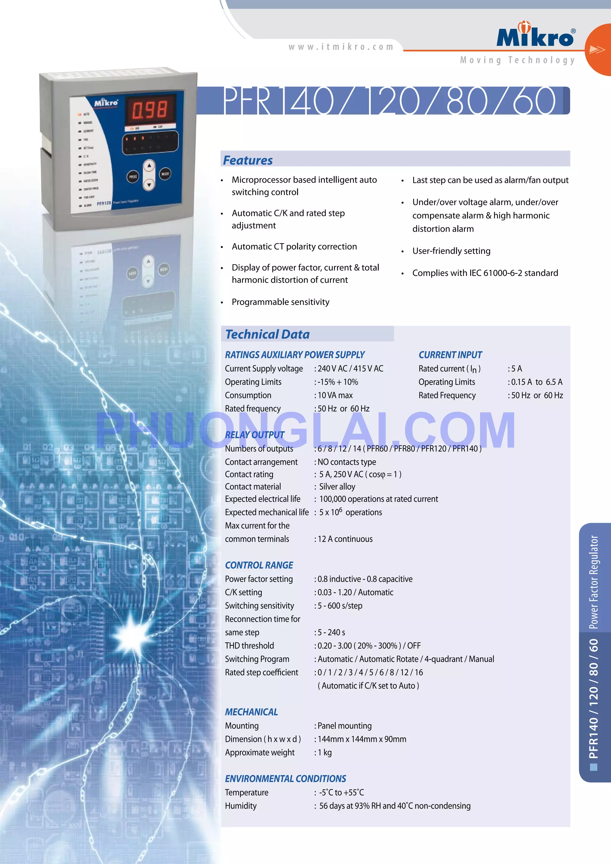 Catalog mikro mikro pfr140 | PDF