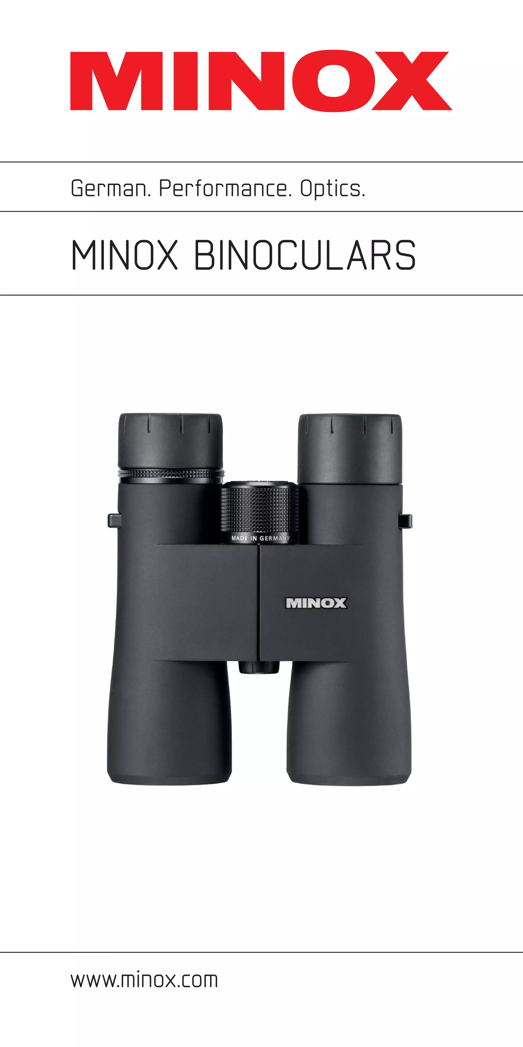 Catalog MINOX Binoculars | Optics Trade | PDF | Wearable Technology ...