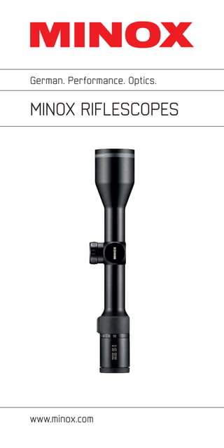 Catalog MINOX Riflescopes | Optics Trade | | PDF | Cameras and ...