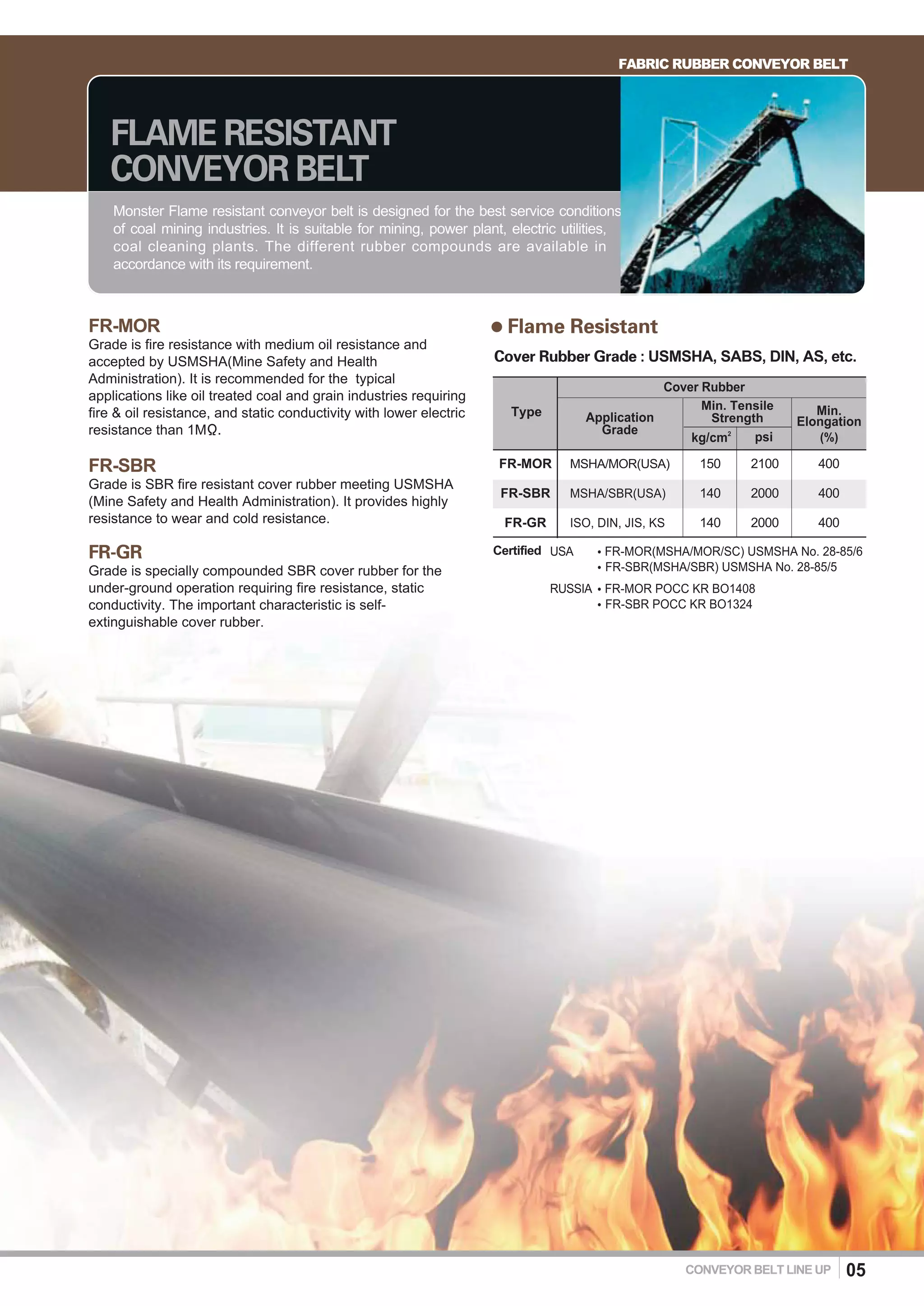 Conveyor Belt Catalog -Monster Belting Industry Co.,ltd | PDF