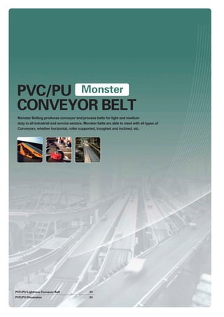 Conveyor Belt Catalog -Monster Belting Industry Co.,ltd | PDF