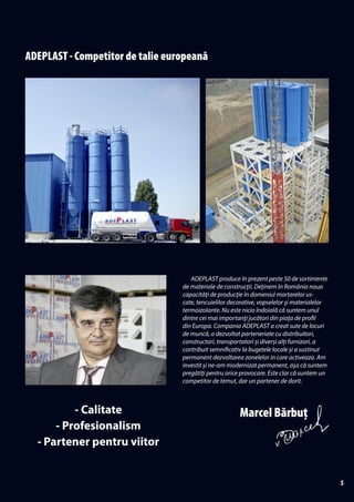 Catalog - Mortare Uscate - AdePlast 2014 ® | PDF