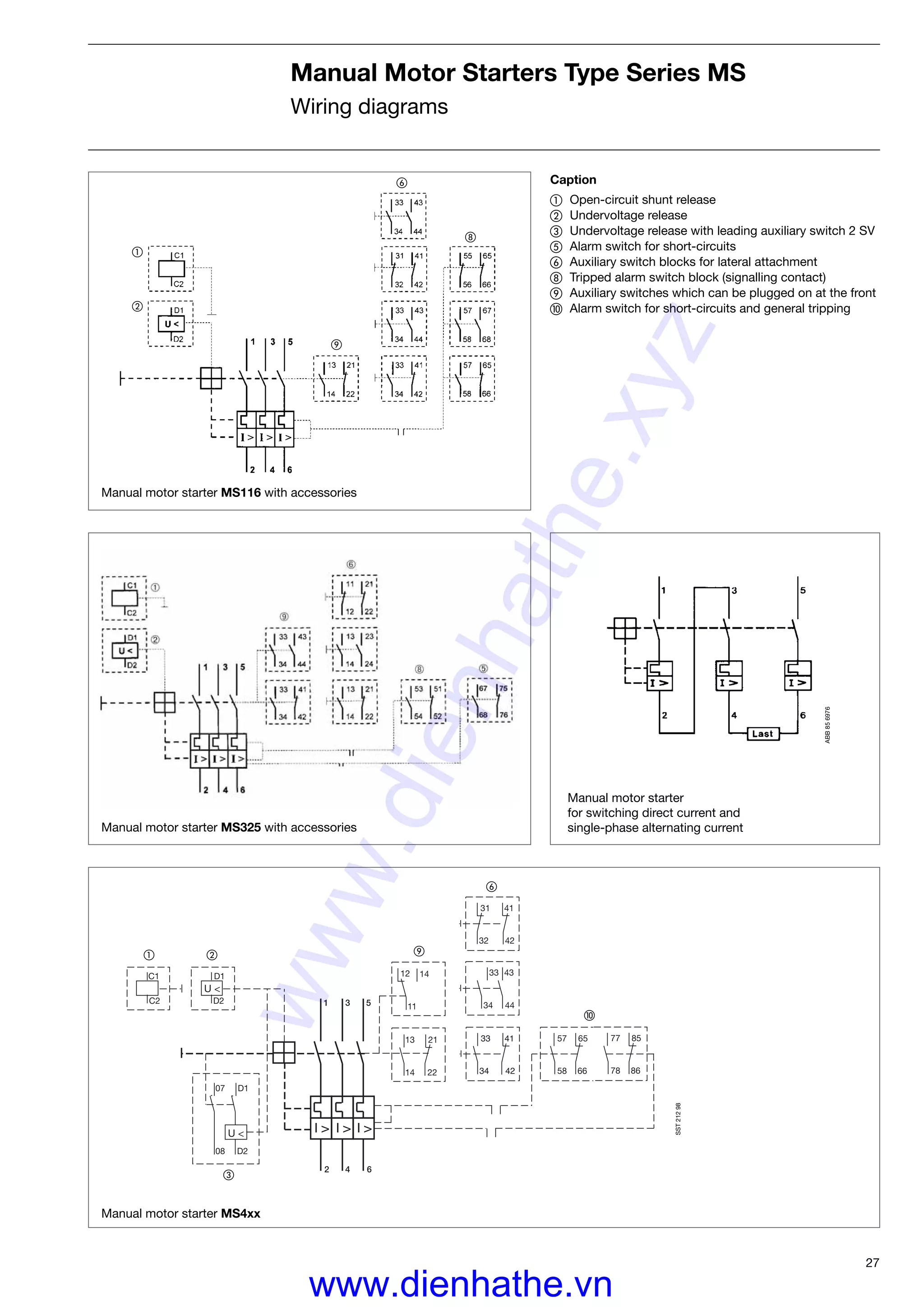 Catalog motor starter abb 2 | PDF