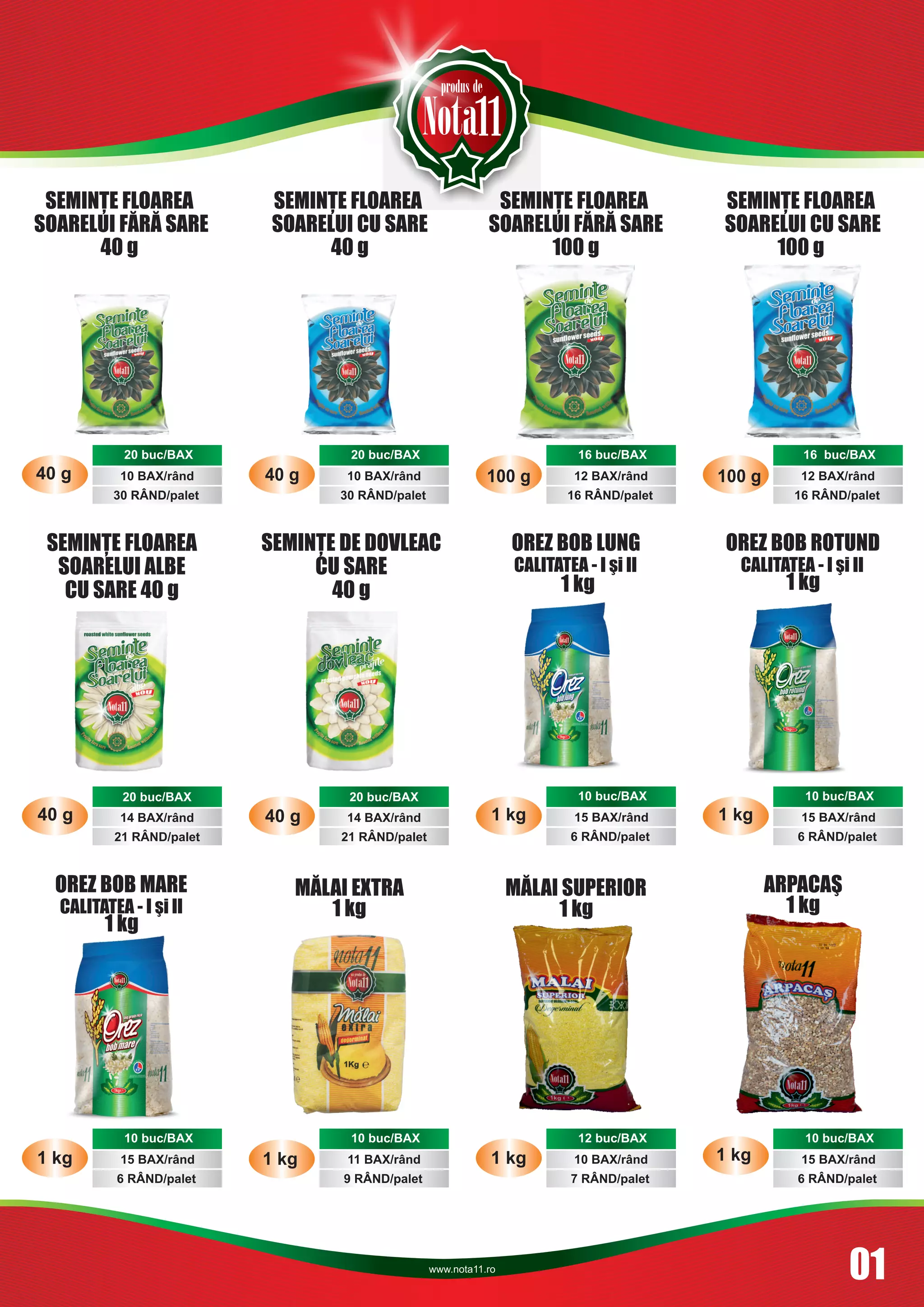 Catalog produse - Nota 11 - Produse alimentare | PDF