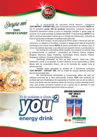 Catalog produse - Nota 11 - Produse alimentare | PDF