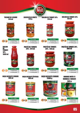 Catalog produse - Nota 11 - Produse alimentare | PDF