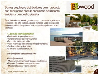 Catalogo BIOWOOD | PPT