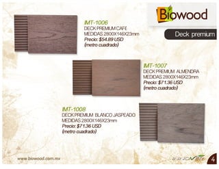 Catalogo BIOWOOD | PPT
