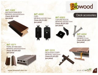 Catalogo BIOWOOD | PPT