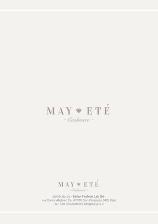 Catalogo May Eté Cashmere | PDF