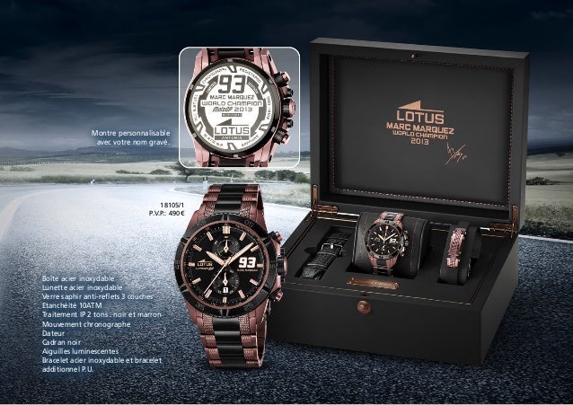montre lotus edition limitee marc marquez
