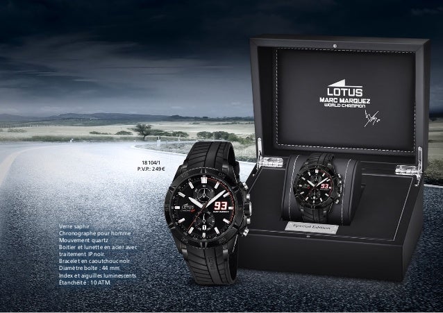 montre lotus edition limitee marc marquez