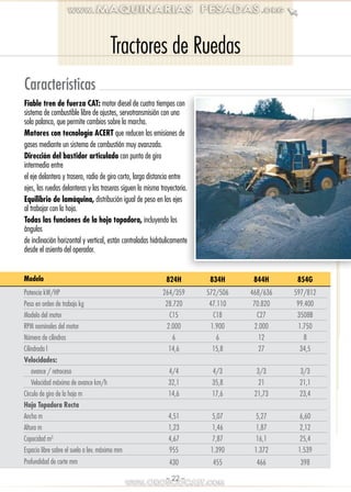 Catalogo maquinaria-caterpillar-movimiento-tierra-mineriac | PDF