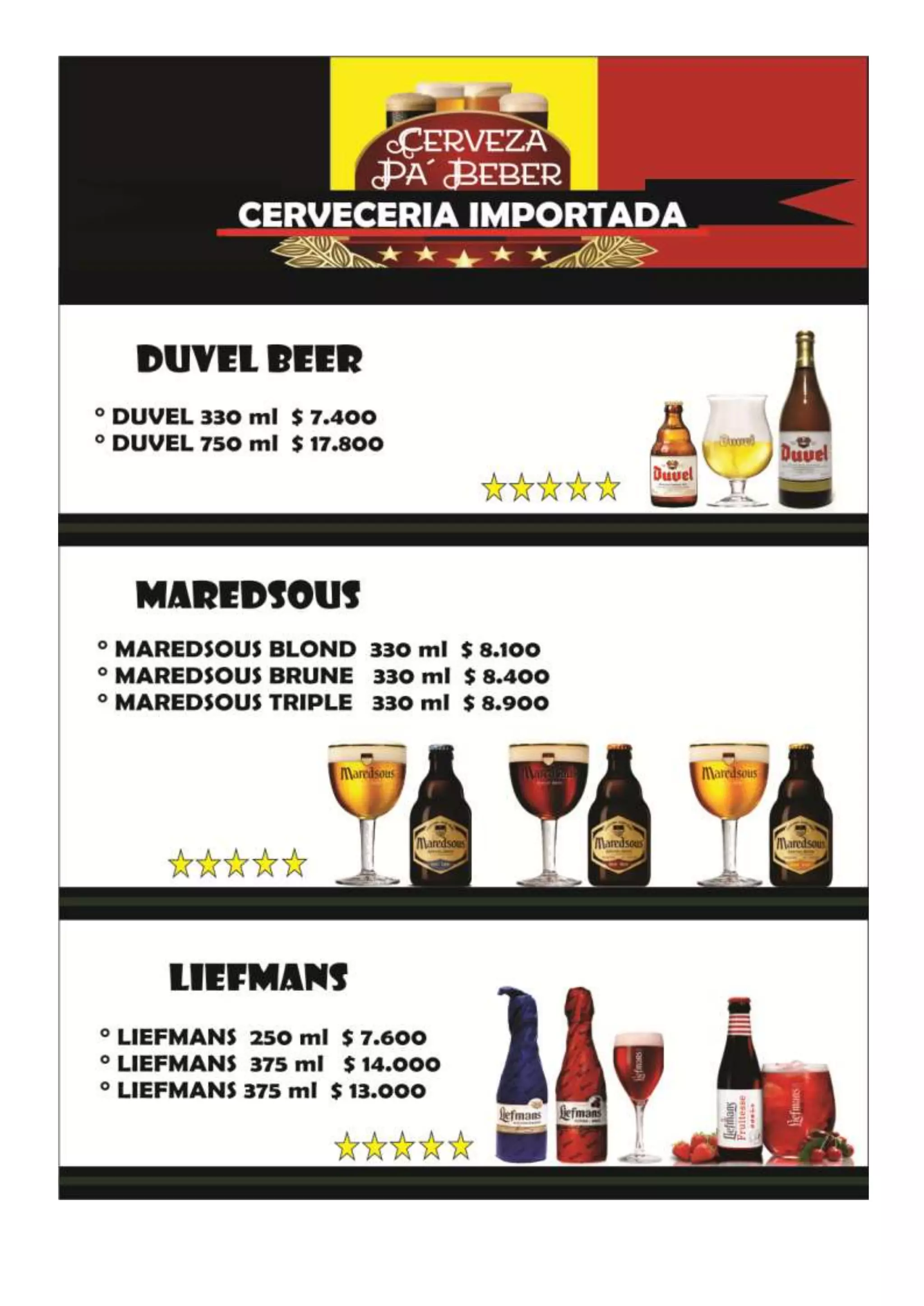Catalogo The Beer Baron | PDF