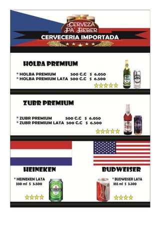 Catalogo The Beer Baron | PDF