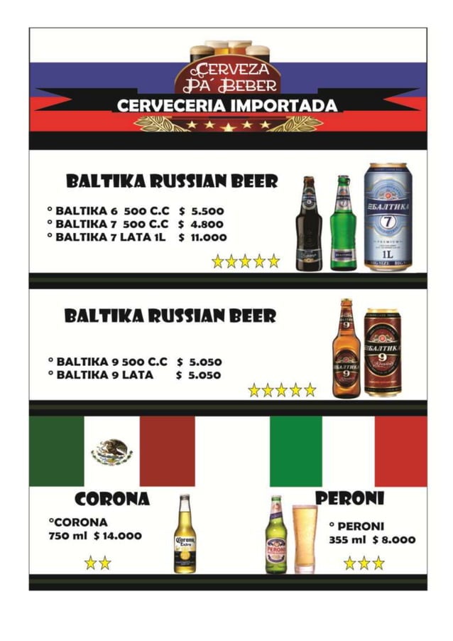 Catalogo The Beer Baron | PDF