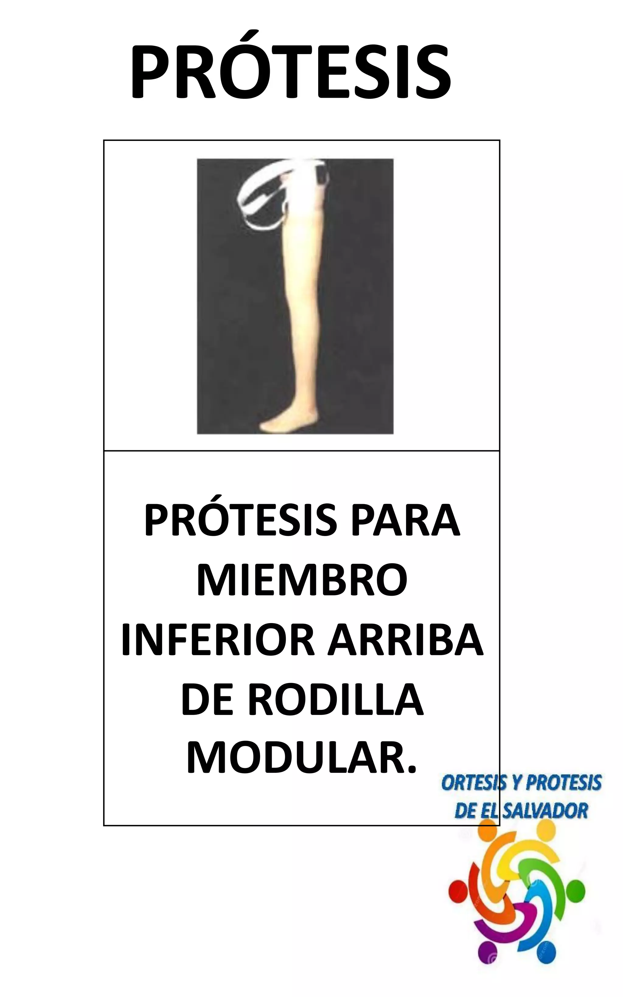 Catalogo de productos de Ortesis y Prótesis | PDF