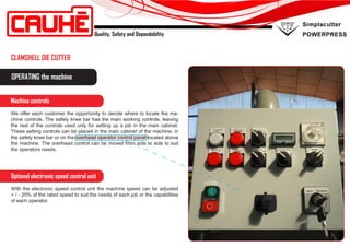 Cauhé Clamshell die cutters and Puzzle die cutters | PDF