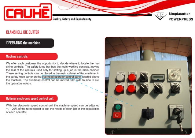 Cauhé Clamshell die cutters and Puzzle die cutters | PDF