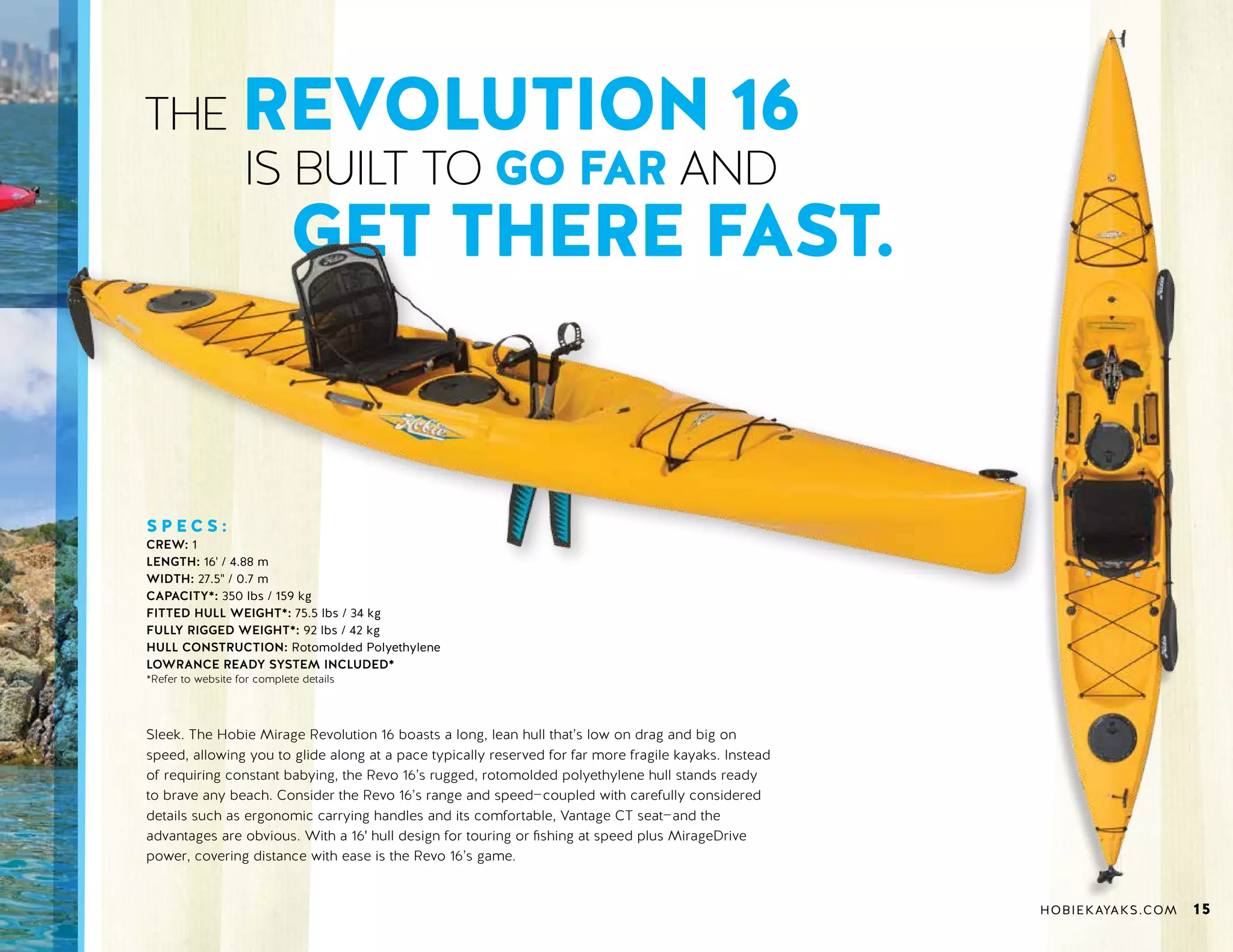 Catalogo 2016 Hobie Kayak | PDF