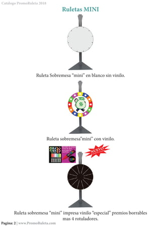Catalogo 2018 ruletas promocionales | PDF