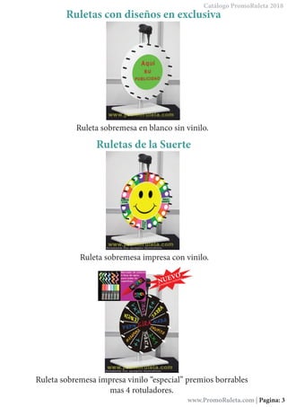 Catalogo 2018 ruletas promocionales | PDF