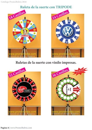 Catalogo 2018 ruletas promocionales | PDF
