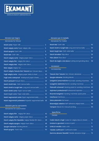 Catalogo 2024 Rev1.1 - Ekamant Italia Group | PDF