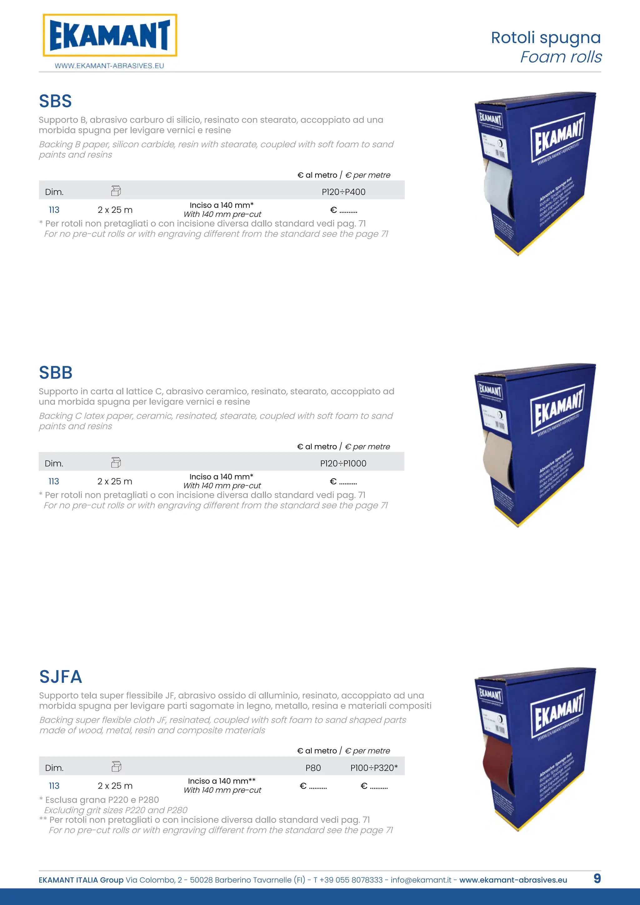 Catalogo 2025 Rev1.1 - Ekamant Italia Group | PDF