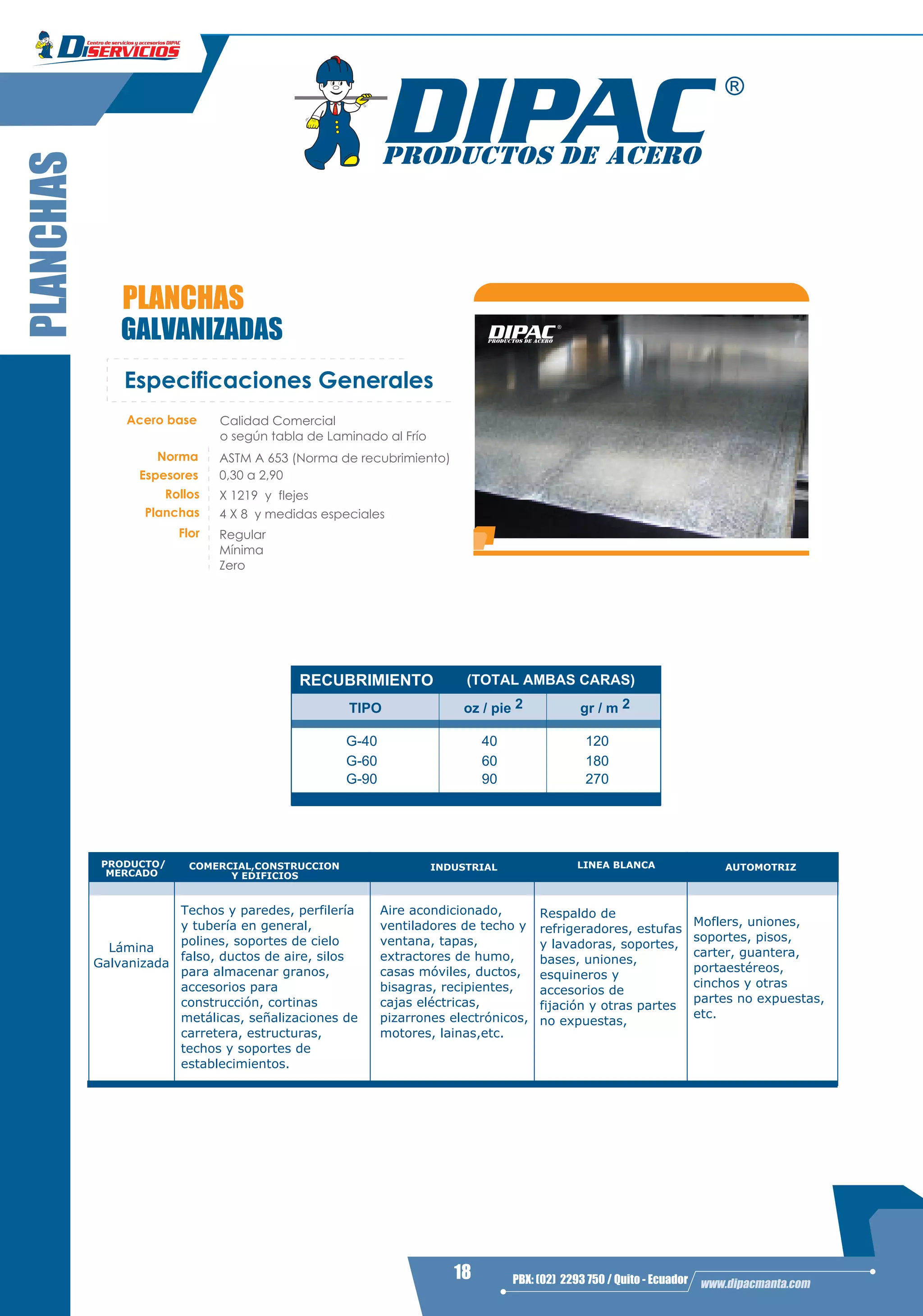 Catalogo acero dipac | PDF